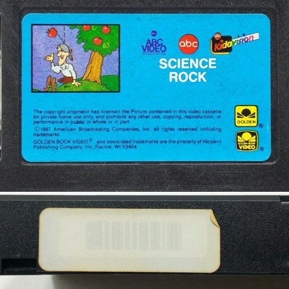 Golden Rock Video | Media | School House Rock Science Rock Vhs 987 ...